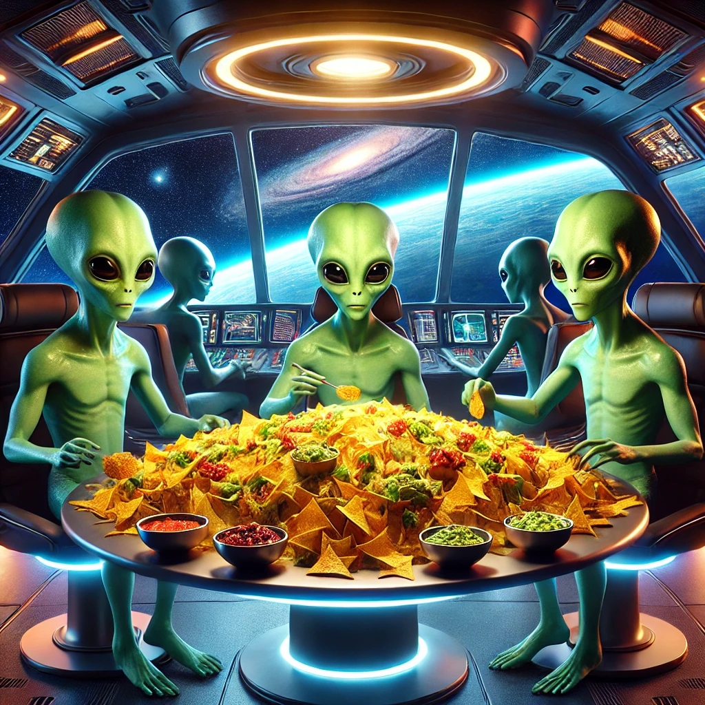 The Undeniable Proof That Aliens Love Nachos – Top Shelf Fun