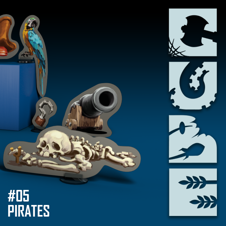 #5 CUBE: Pirates - The Inaction Figure for Board Game Enthusiasts – Top ...